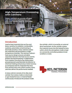 Calcination Technology | High-Temperature Processing with Rotary Calciners